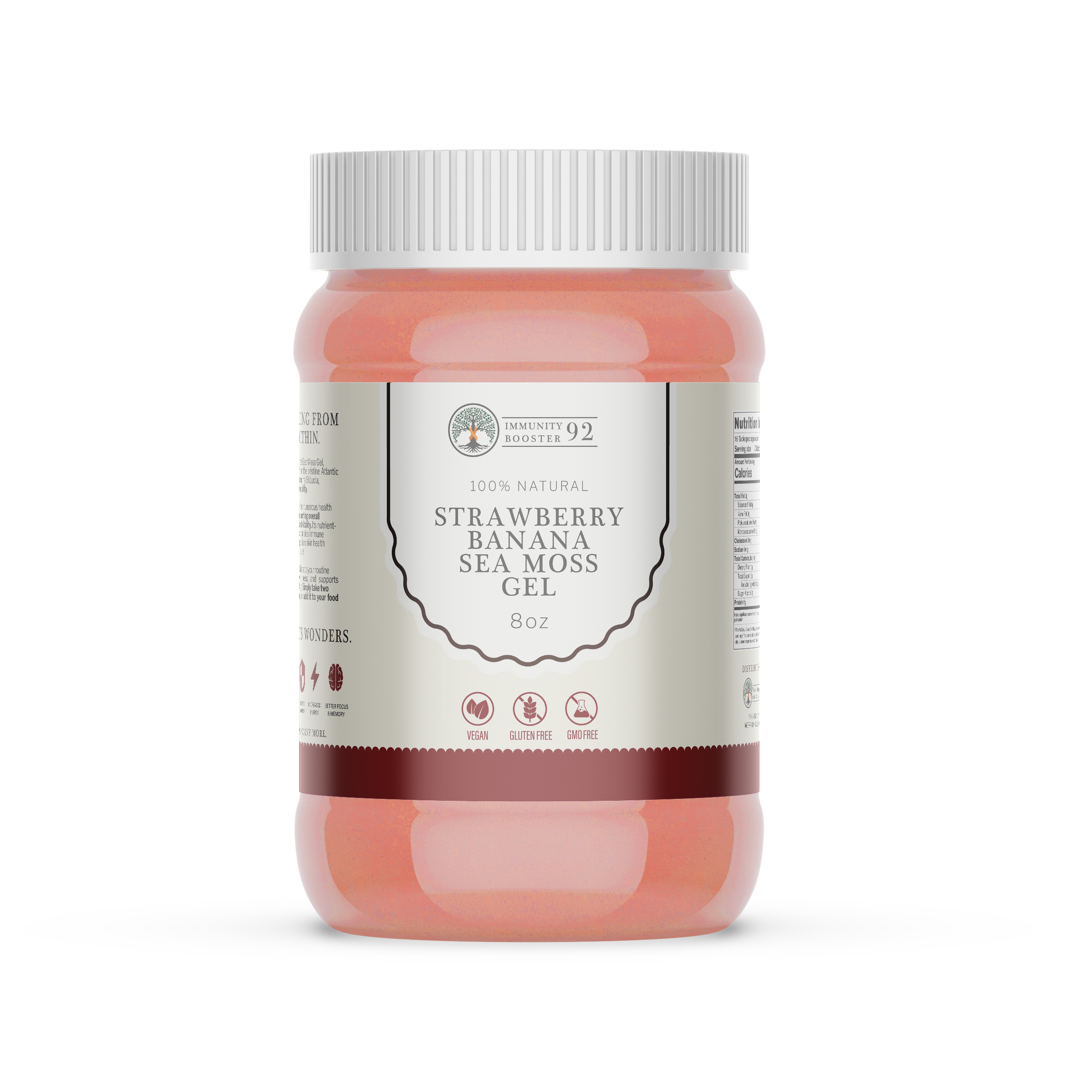 Strawberry & Banana Sea Moss Gel – Immunity Booster 92